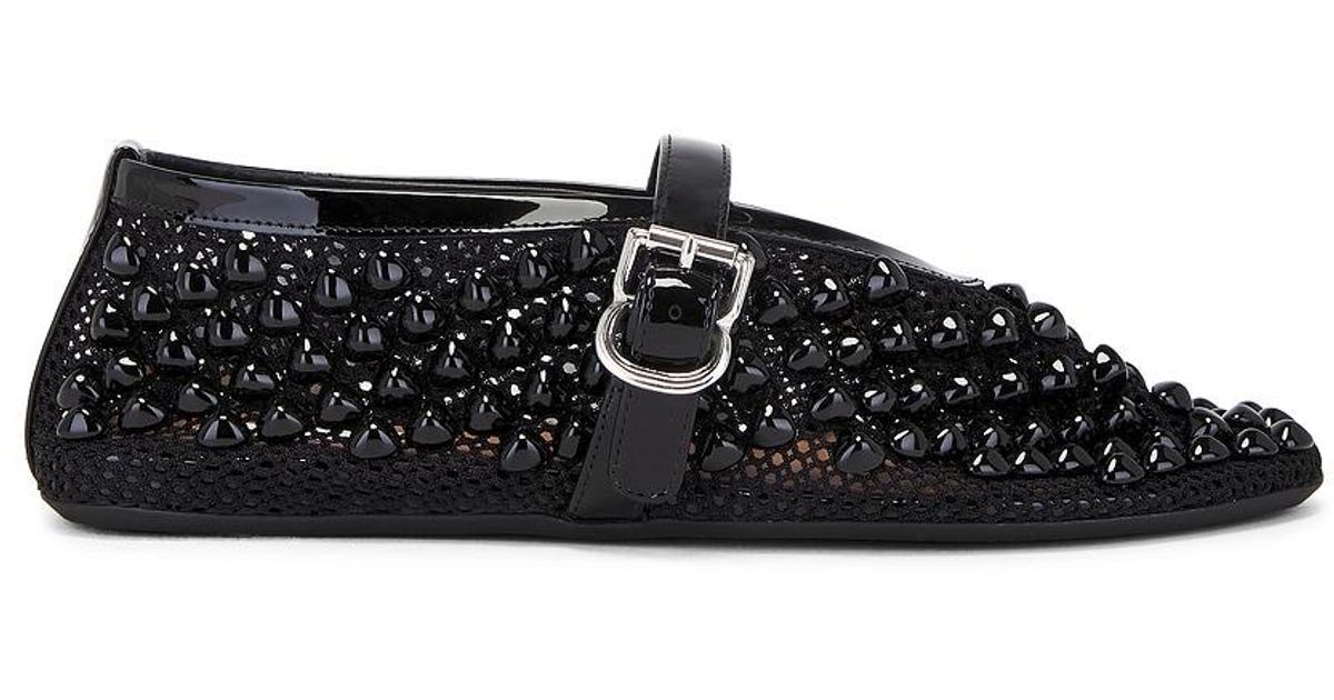 Alaïa Ballet Flat in Blue | Lyst