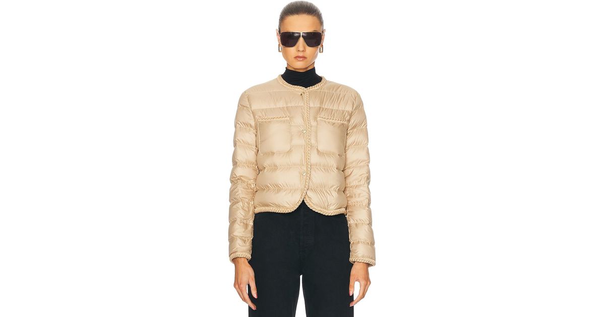 Moncler Gencay Jacket in Natural | Lyst