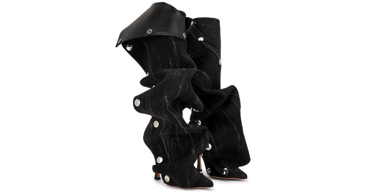 Y. Project Snap Boot in Black | Lyst