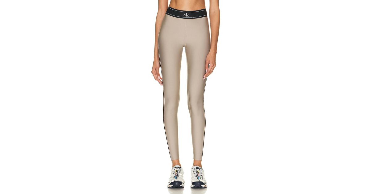 Alo Yoga Airlift High Waisted Suit Up Legging In Natural Lyst