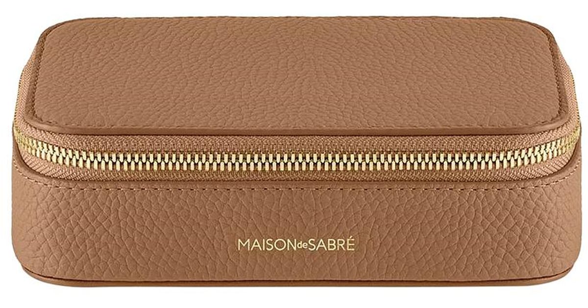Maison De Sabre Maison De Sabré The Jewelry Case in Brown | Lyst