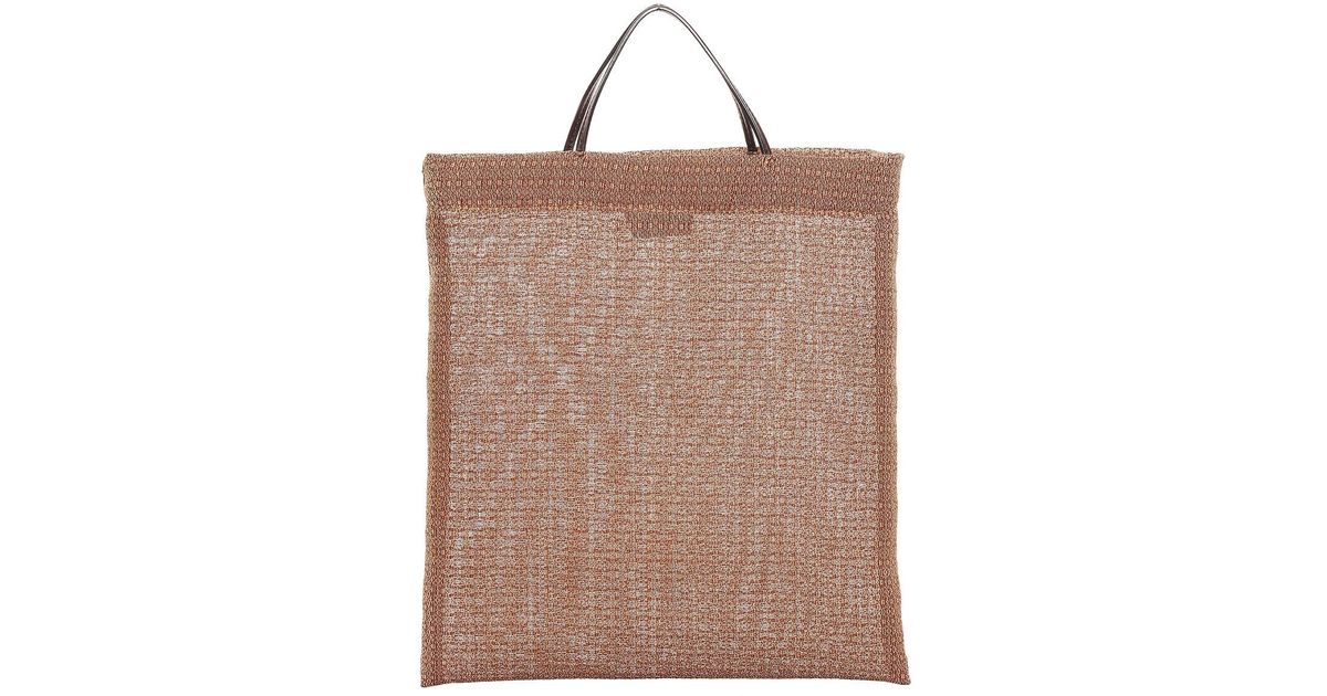 The Row Barn Mini Tote Bag in Brown | Lyst