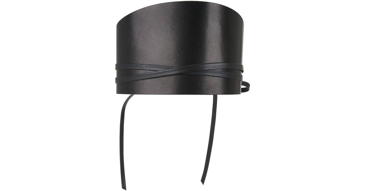 DEHANCHE Undone Corset Short Belt in Black | Lyst
