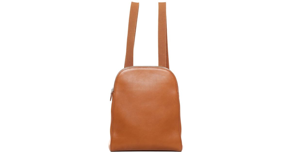 The Row Harper Backpack in Brown | Lyst