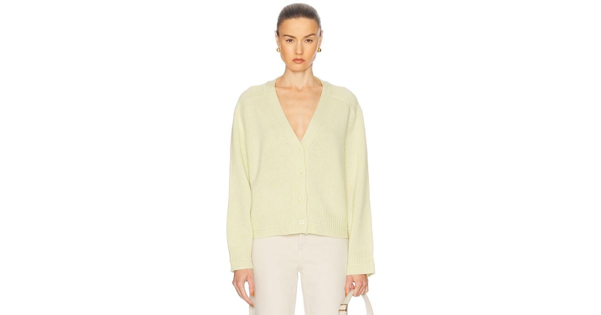 SABLYN Rae Cardigan in Yellow | Lyst