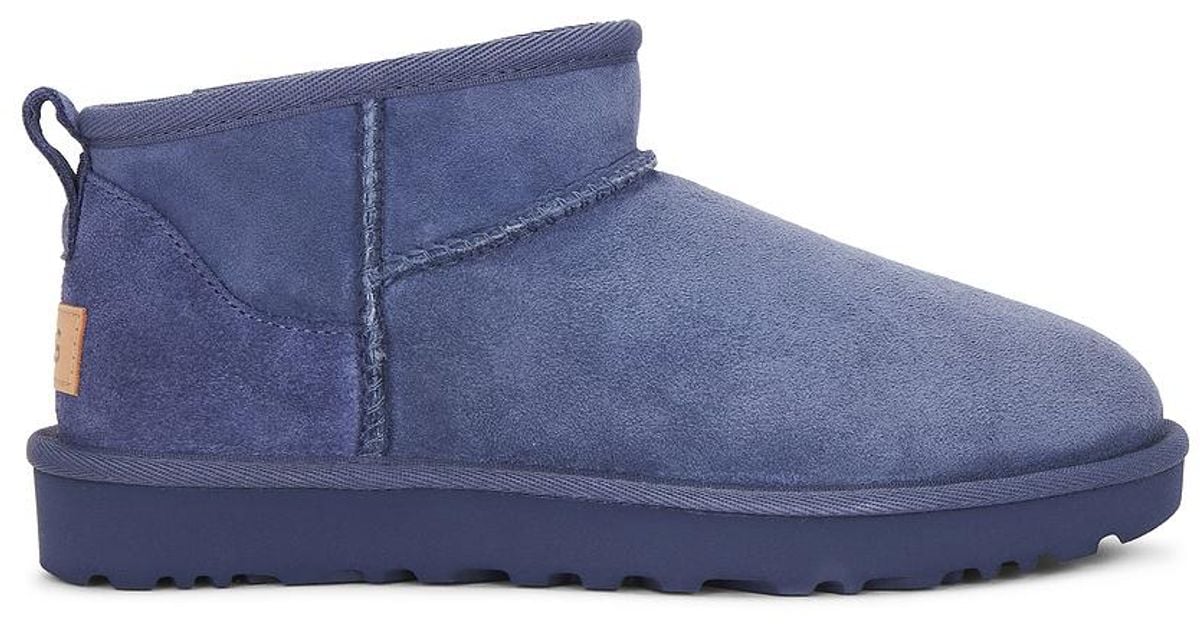 UGG Classic Ultra Mini Boot in Blue | Lyst