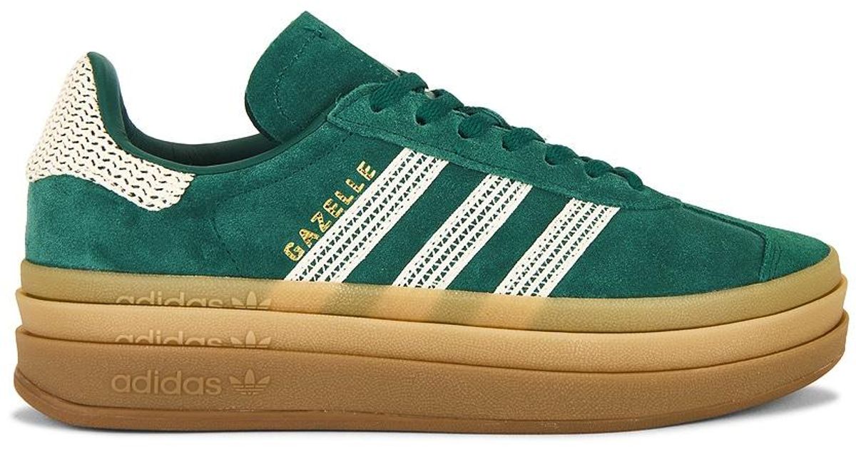 adidas Originals Gazelle Bold Platform Sneaker in Green | Lyst