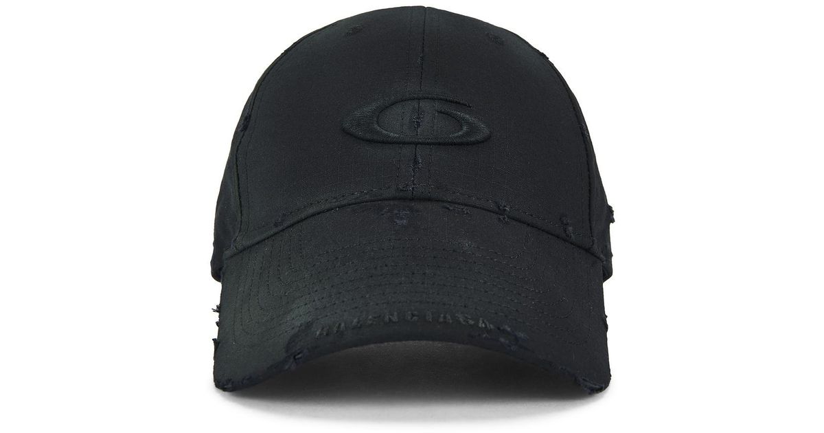 Balenciaga Cargo Cap in Black for Men | Lyst