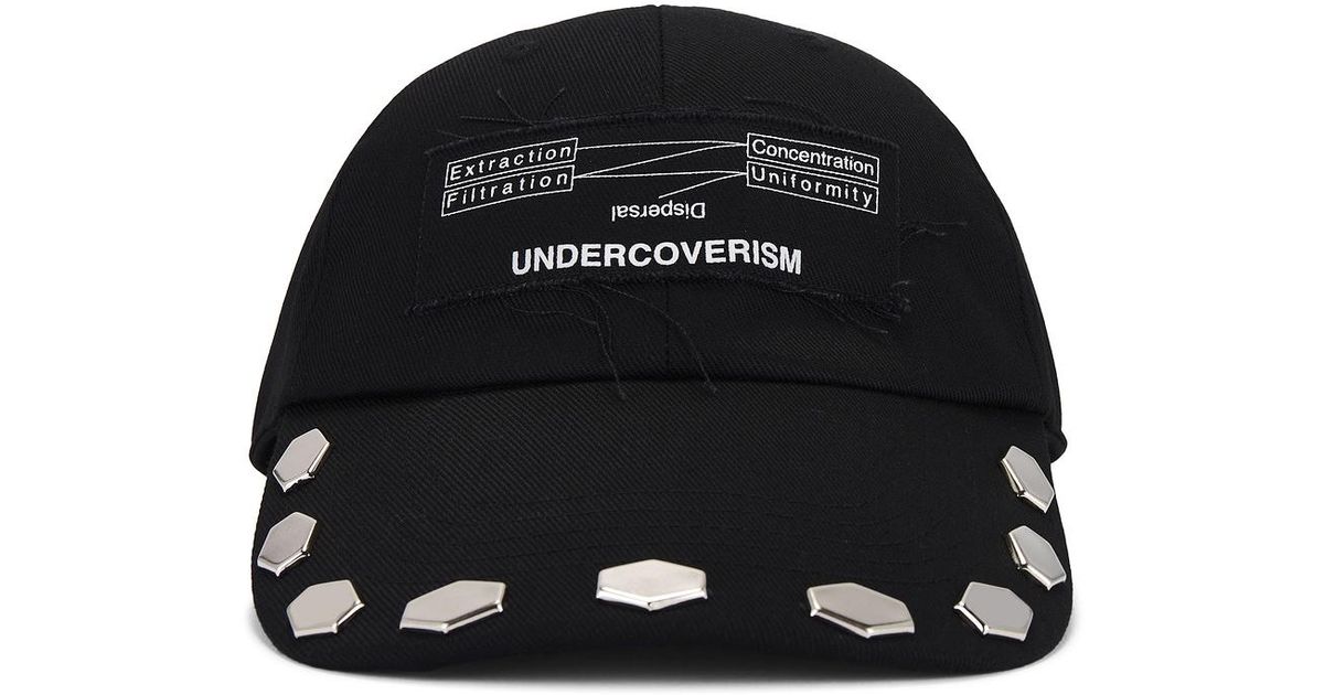 Undercover Studded Cap in Black for Men | Lyst