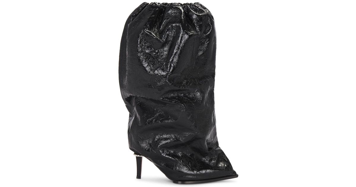 Alexander McQueen Bag Boots in Black | Lyst