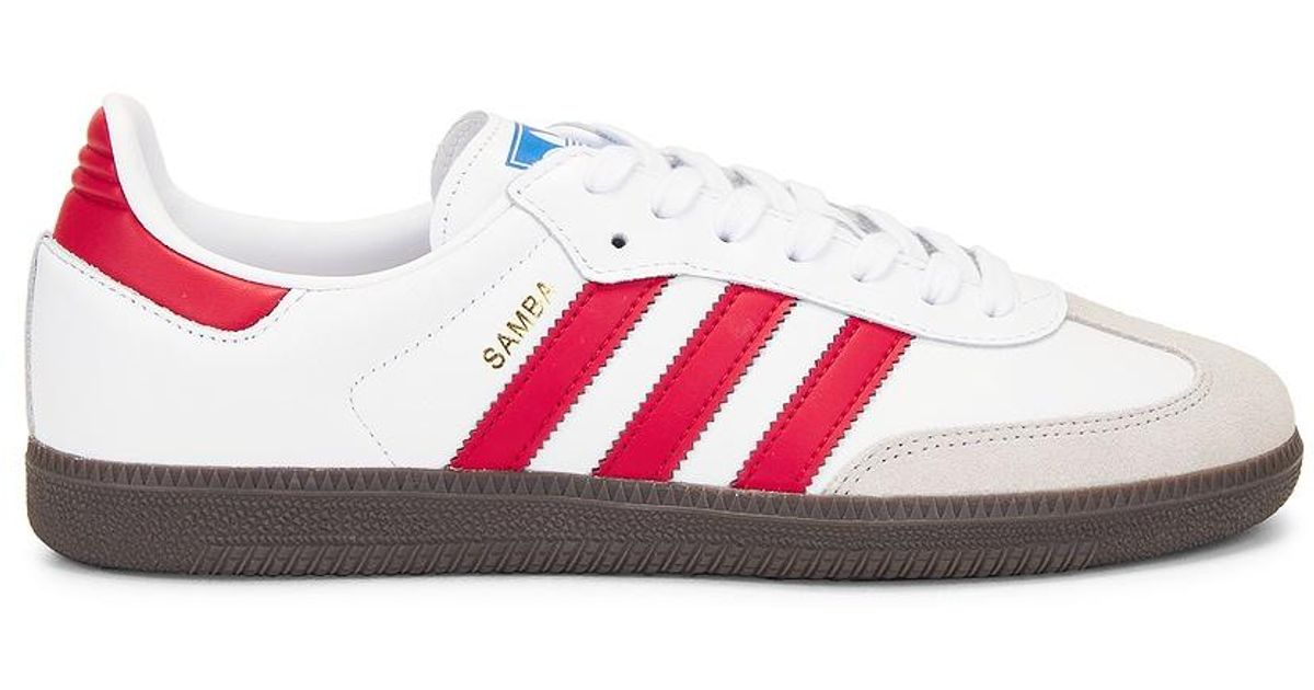 adidas Originals Samba Og Sneaker in Red | Lyst