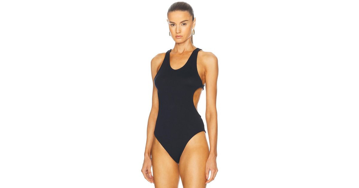 Bode Palmer Leotard Top in Blue | Lyst