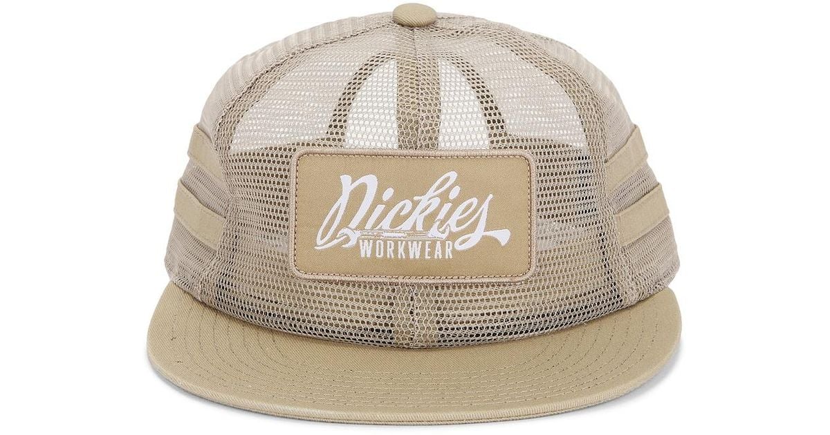 Dickies Unconstructed Wrench Full Mesh Cap in Natural for Men | Lyst