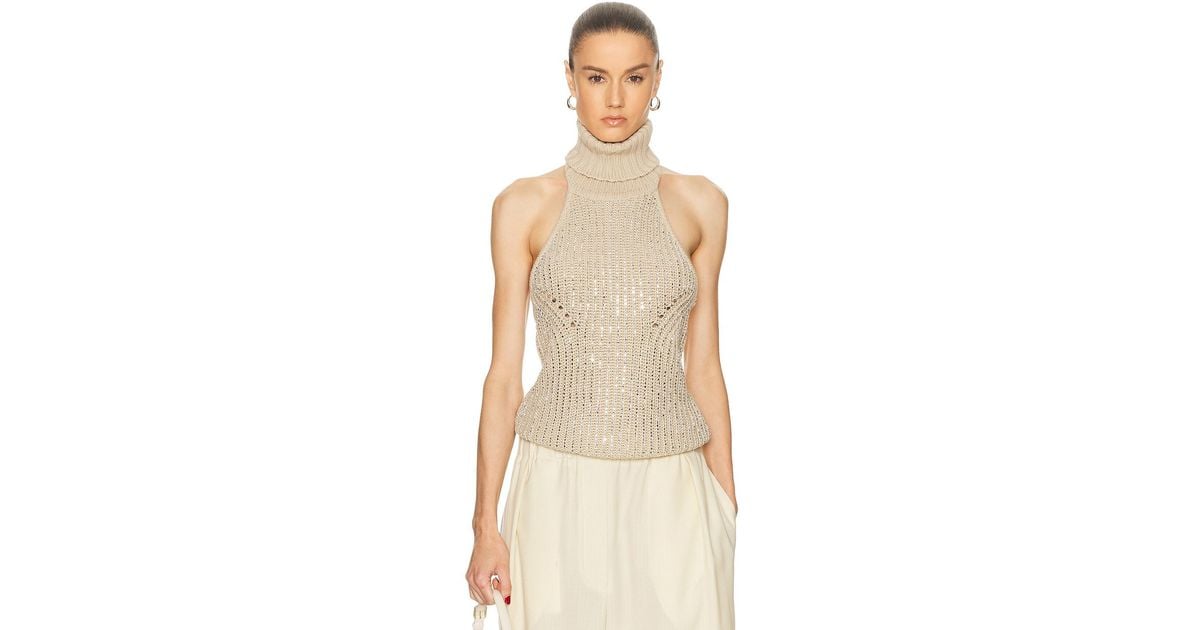 retroféte Veneta Top in Natural | Lyst