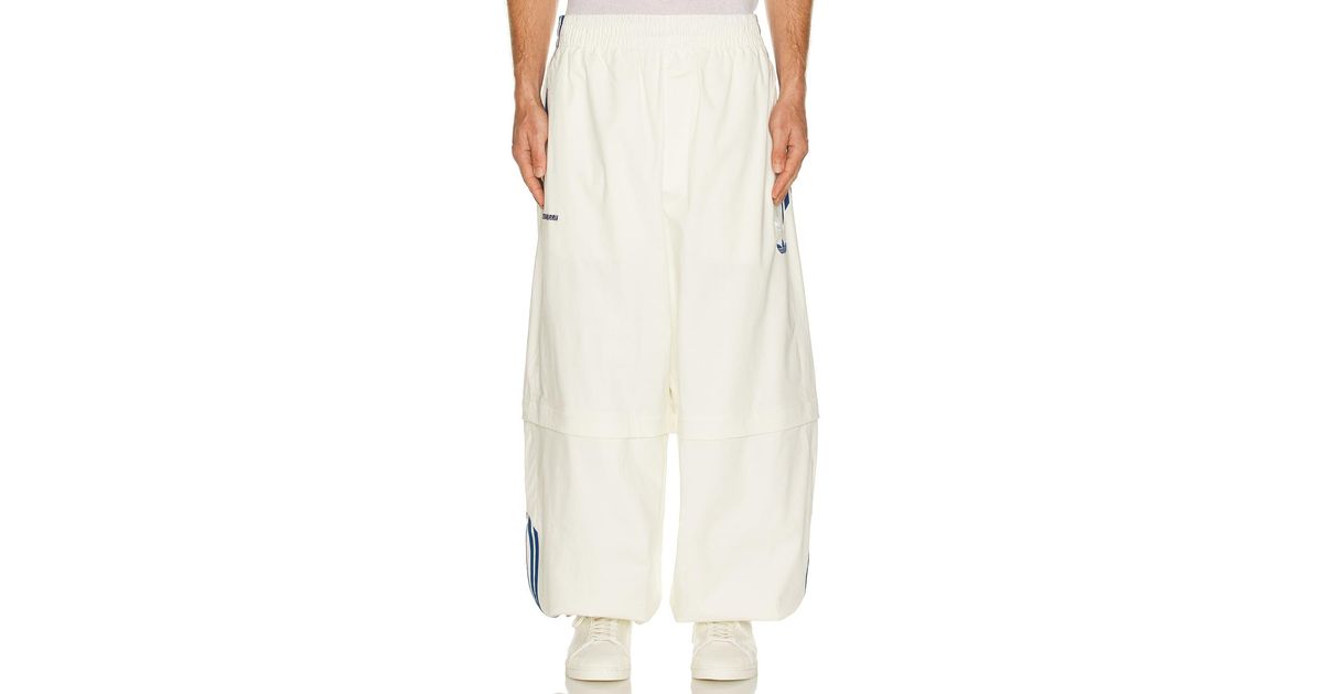 adidas Originals X Willy Chavarria Poplin Track Bottom in White for Men ...