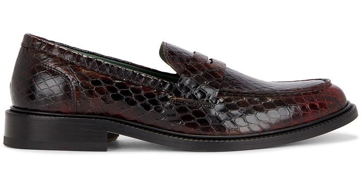 VINNY'S Townee Penny Loafer in Black for Men | Lyst
