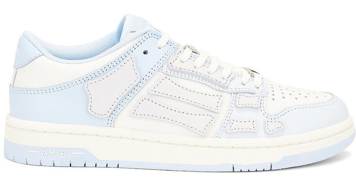 Amiri Two-tone Skeleton Low Top Sneaker in White | Lyst