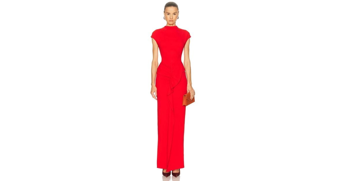 TOVE Beth Dress in Red | Lyst