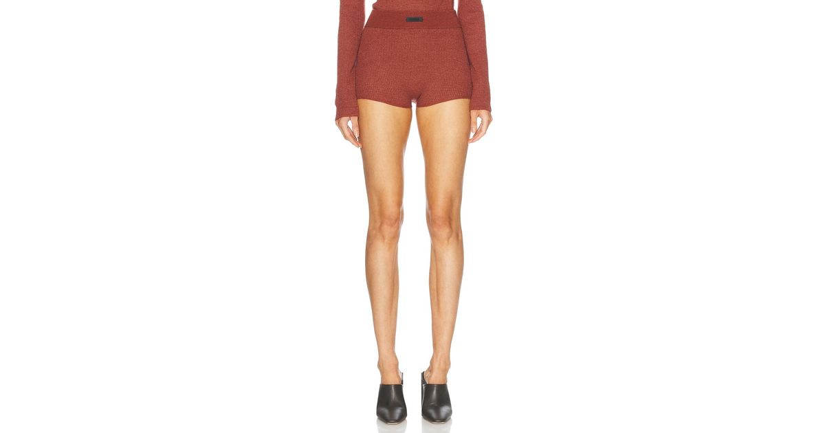Fear Of God Waffle Boxer in Orange | Lyst
