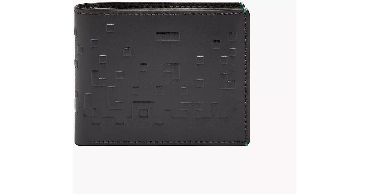 Fossil Minecraft X Special-edition Passcase in Black for Men | Lyst Canada