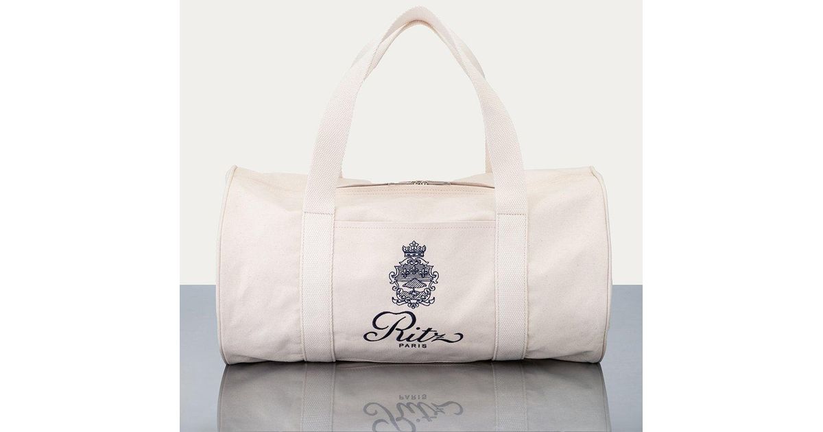 FRAME Ritz Gym Bag in White | Lyst