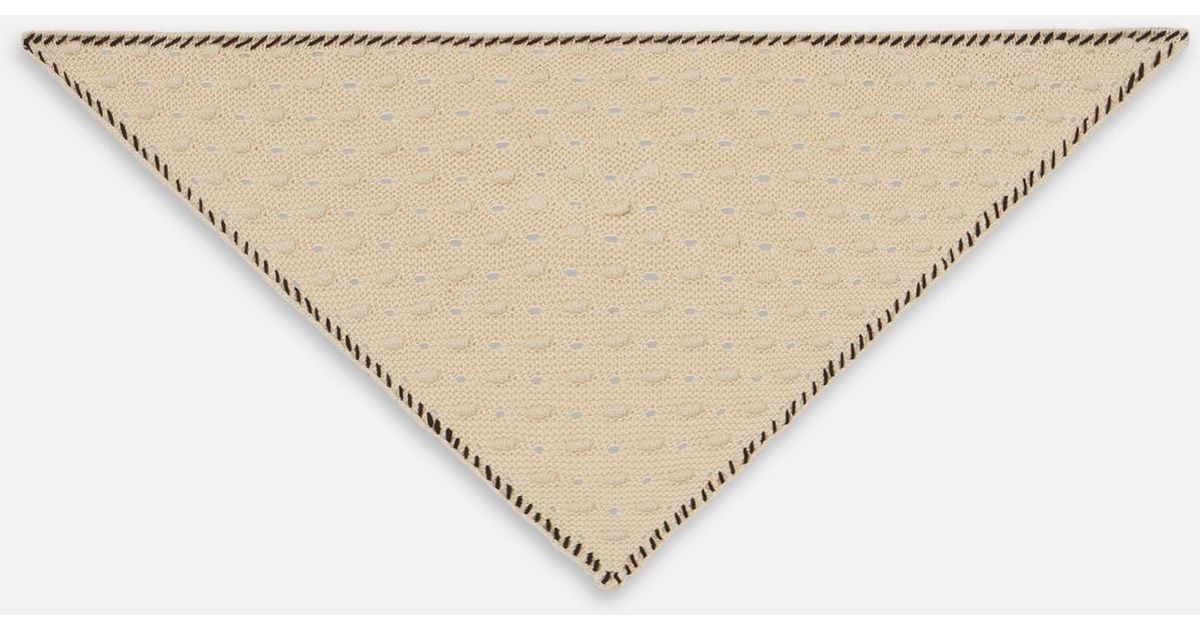 FRAME The Bauble Bandana in Natural | Lyst UK