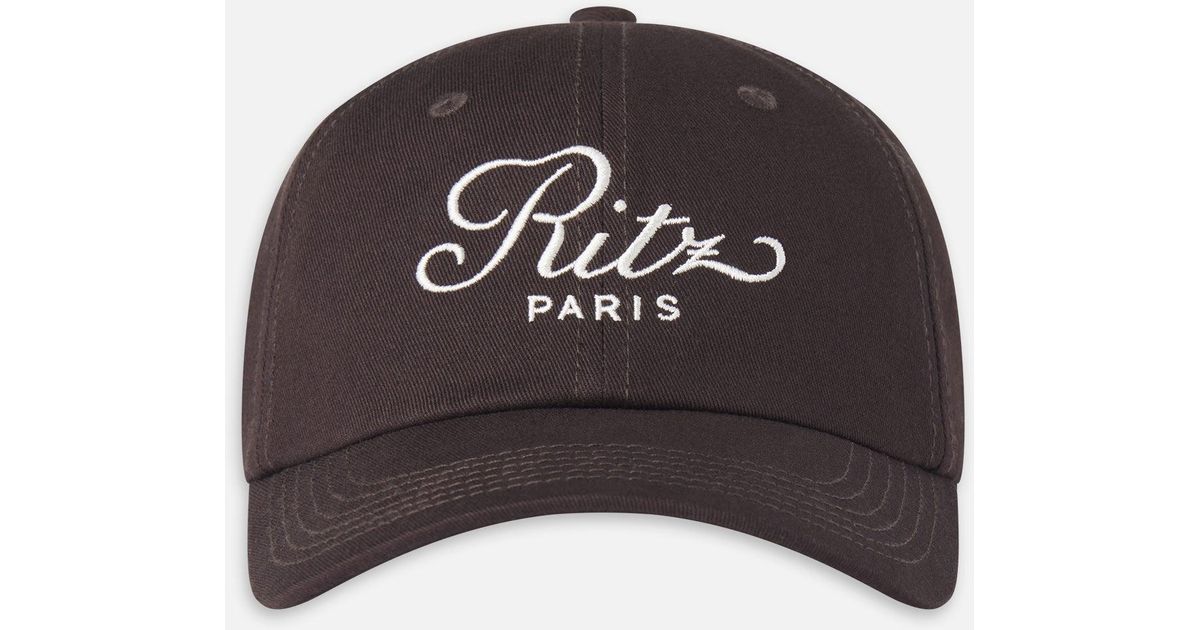 FRAME Ritz Cotton Hat in Black | Lyst UK
