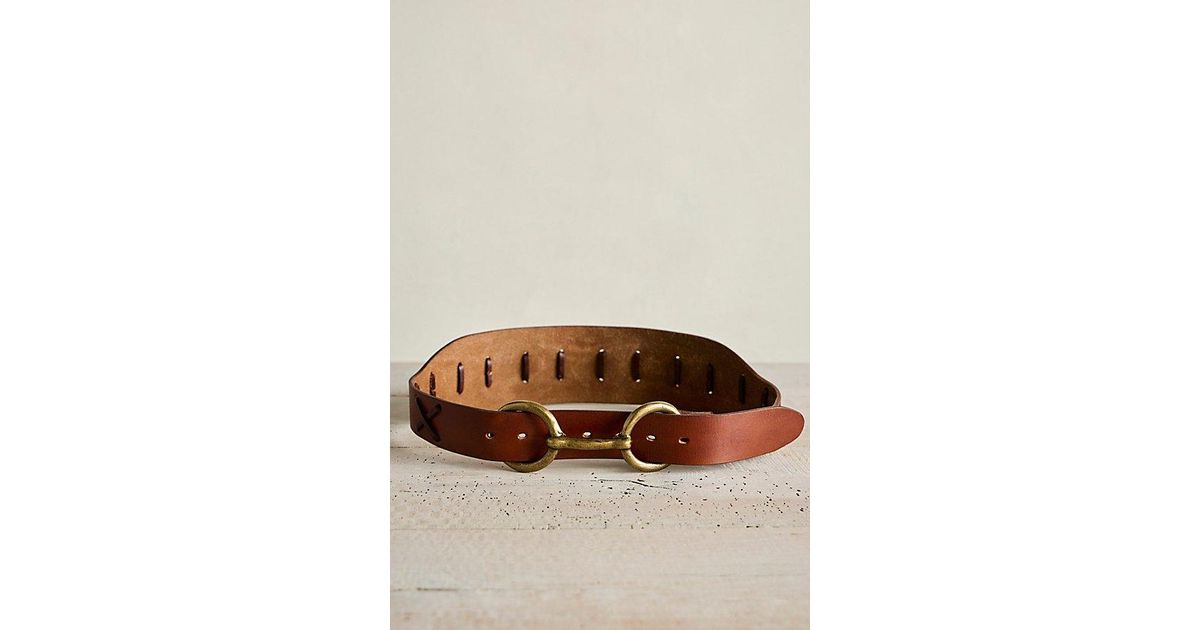 Free People Darby Waist Belt in Brown | Lyst