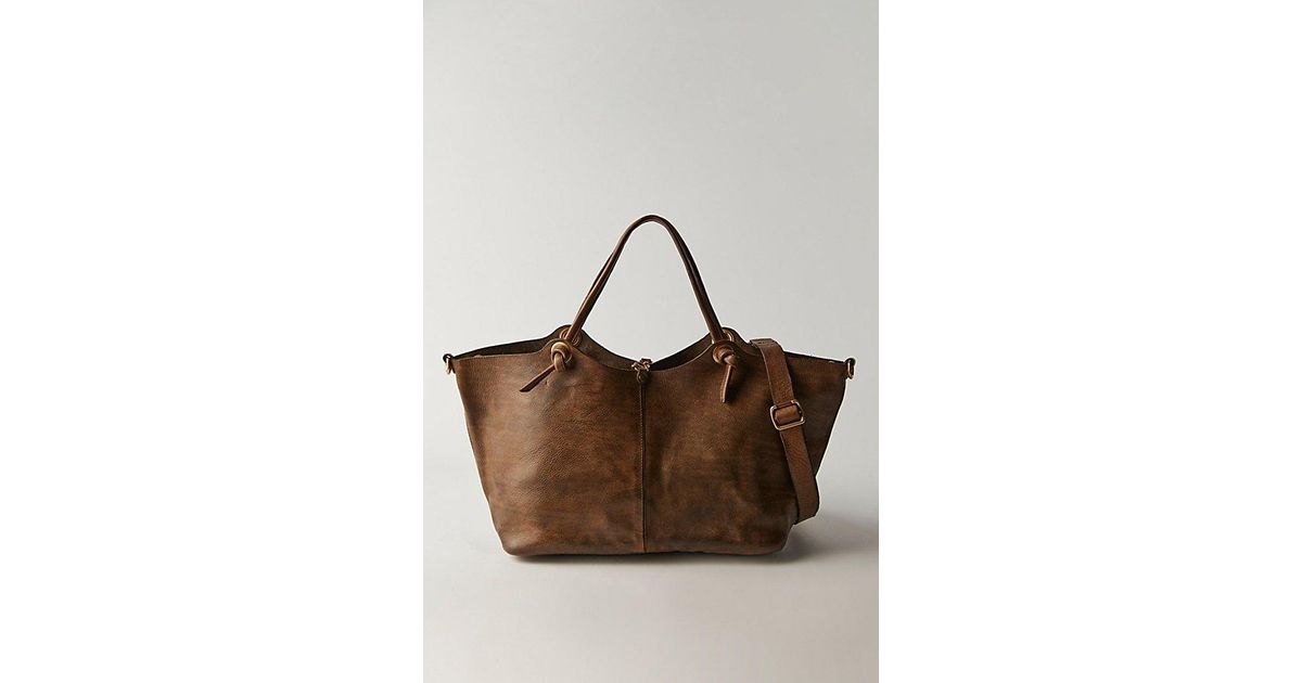 Campomaggi Knot Tote Bag in Brown | Lyst