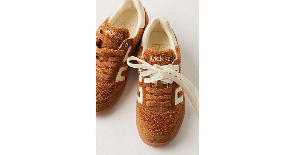 Back 70 Teddy Sneakers in Brown | Lyst