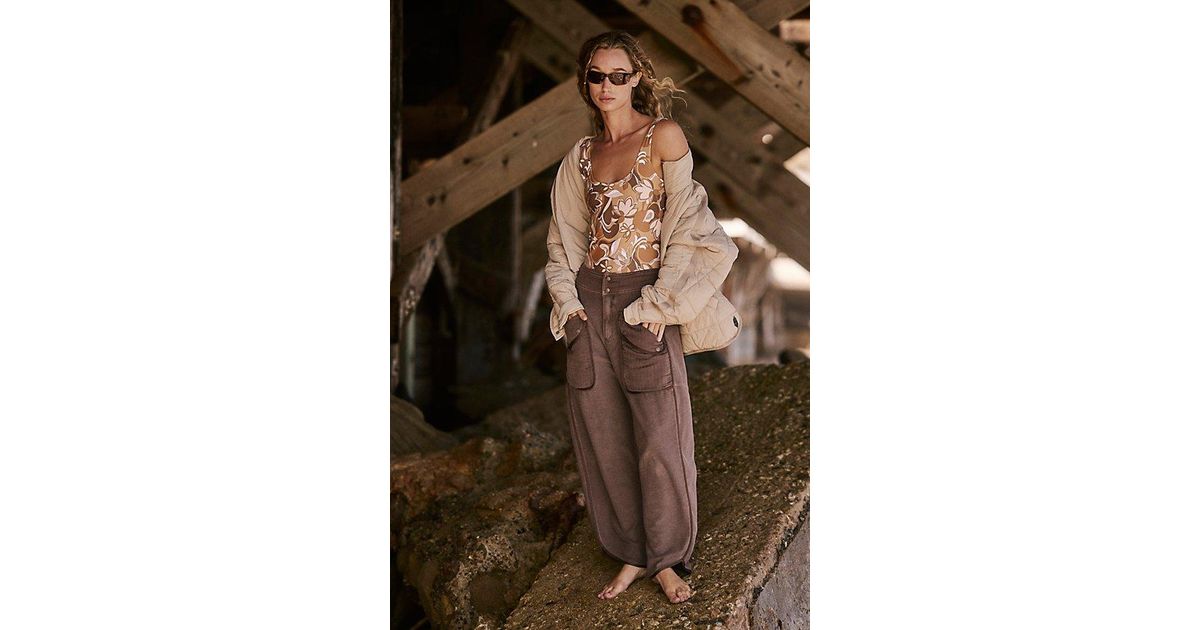 Fp Movement Timko Pants in Brown | Lyst