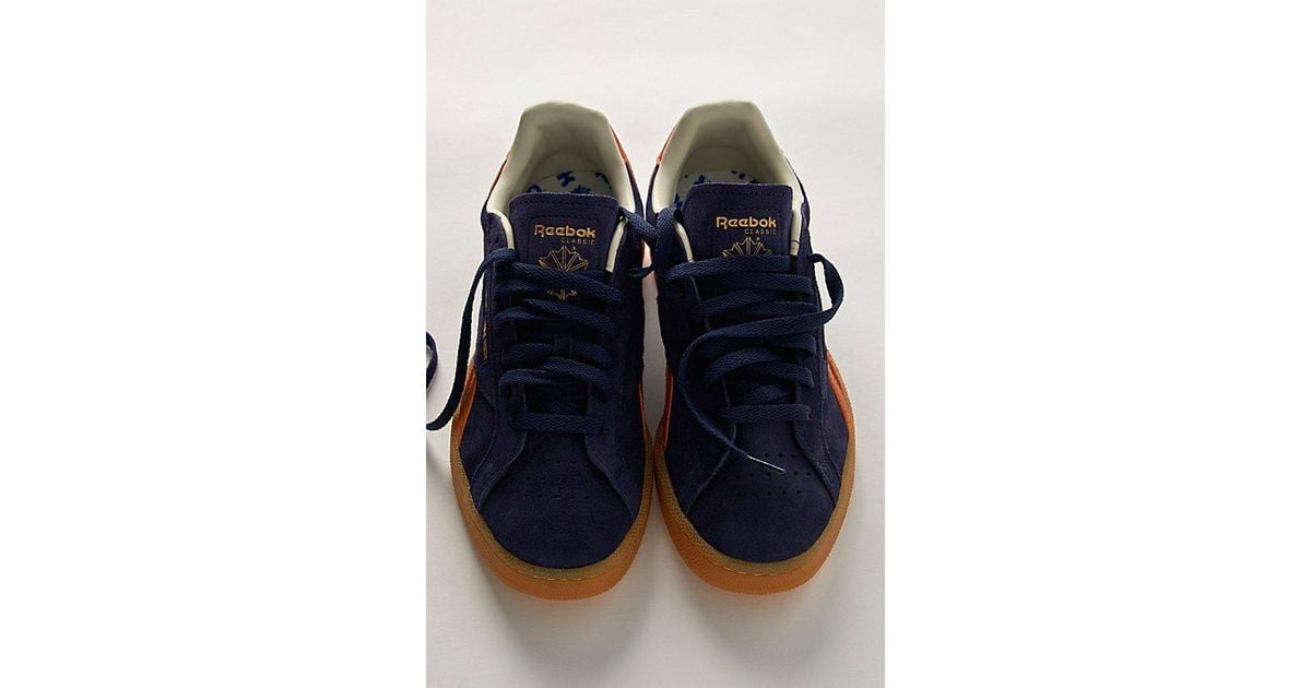 Reebok Club C Grounds Suede Sneakers in Blue | Lyst