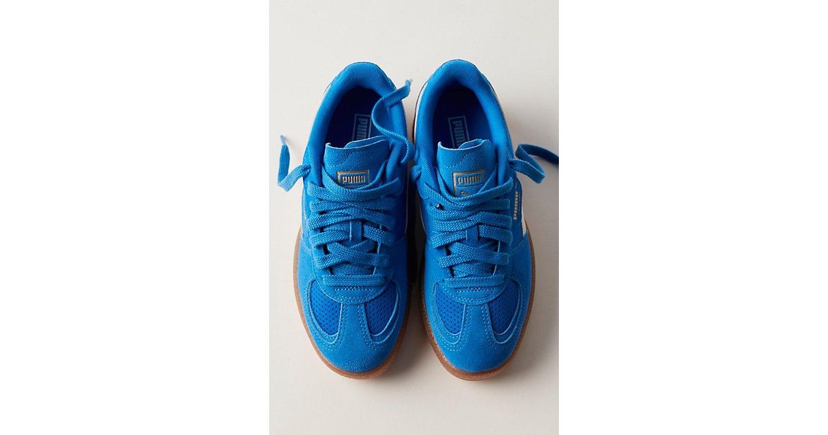 PUMA Palermo Moda Suede Sneakers in Blue | Lyst