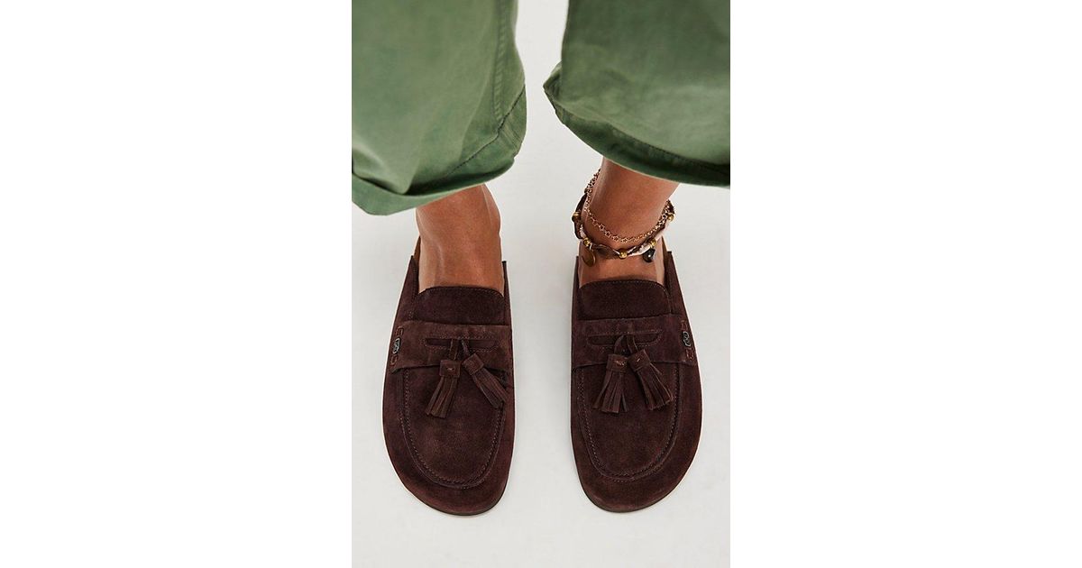 Sam Edelman Astrid Tassel Mules in Green | Lyst UK