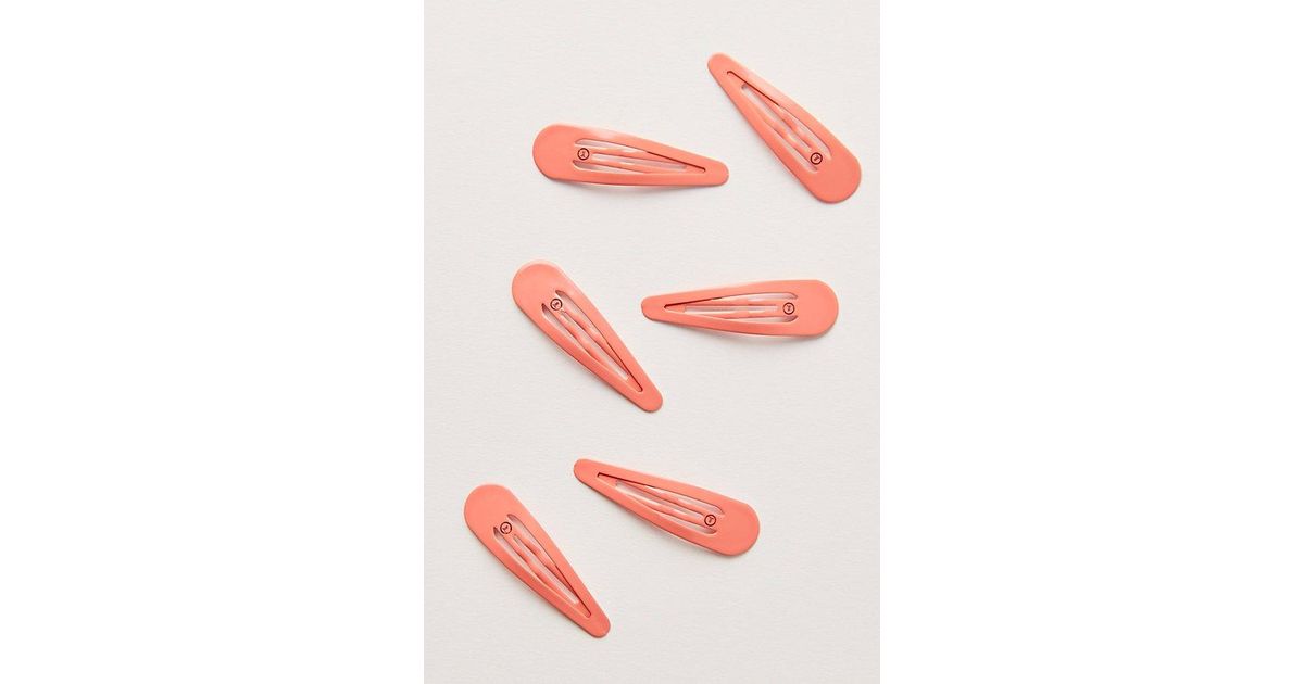 Teleties Snap Clip Pack in Pink | Lyst