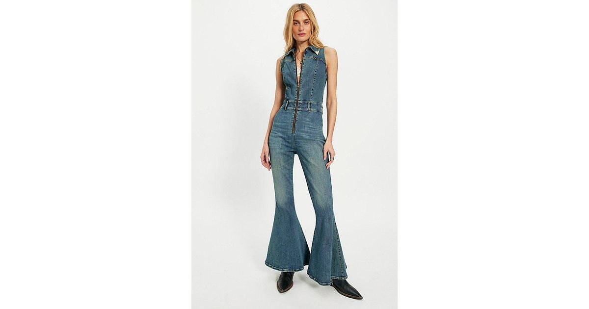 Wrangler X Lainey Wilson Catsuit in Blue | Lyst UK