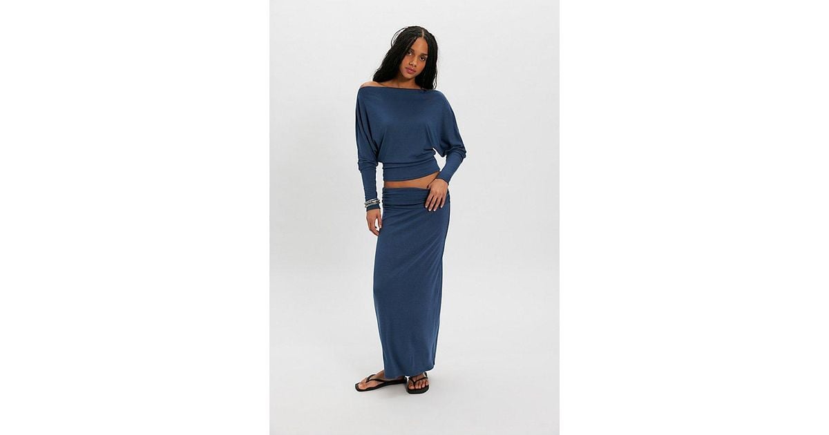 Free People Good Feels Sensual Set in Blue | Lyst