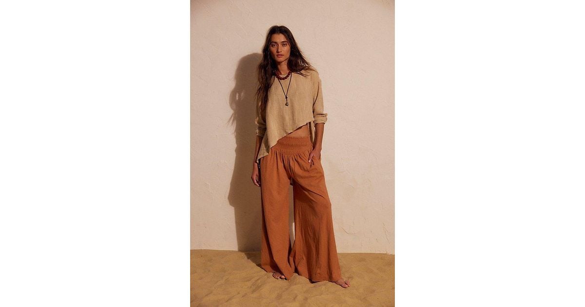 free-est Robin Pants By in Brown | Lyst UK