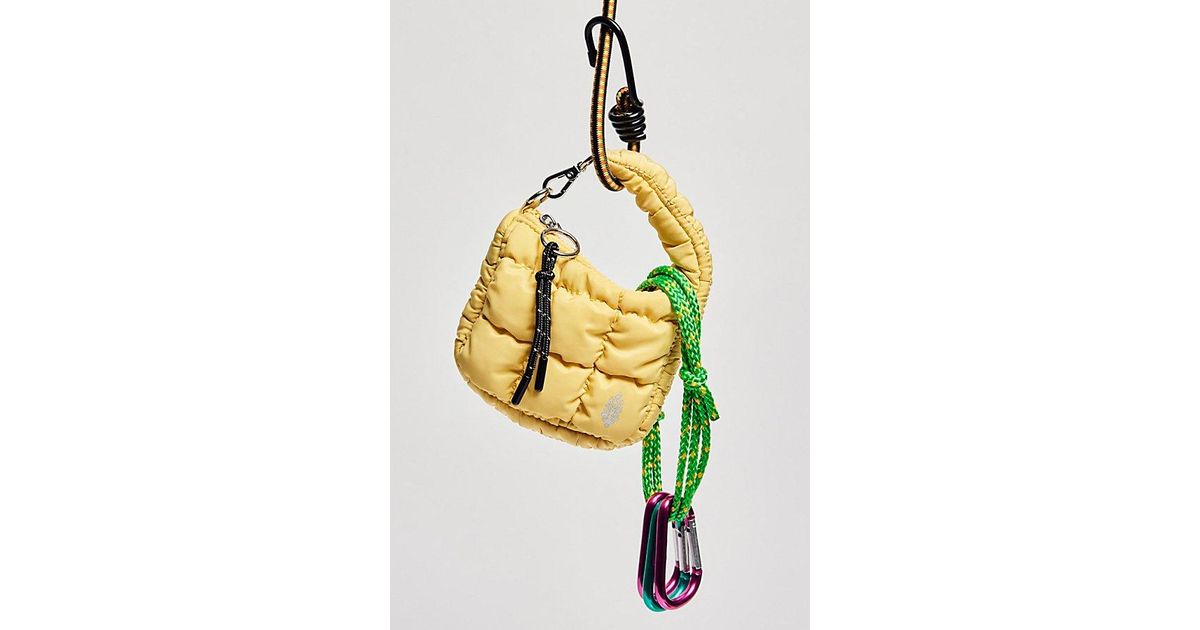 Fp Movement Quilted Micro Pouch in Metallic | Lyst