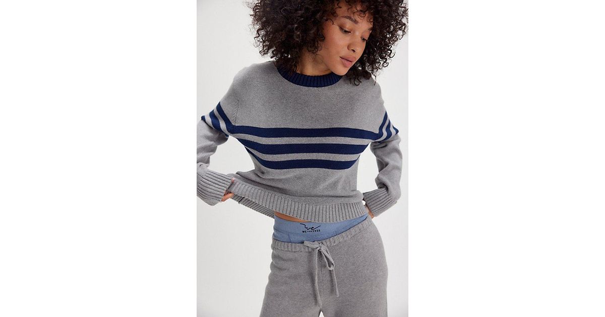 Frankie's Bikinis Kip Boyfriend Pullover in Blue | Lyst