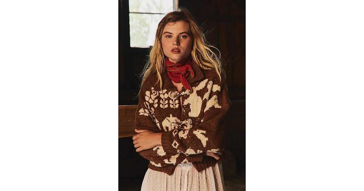 Free People Edith Bandana in Red | Lyst UK