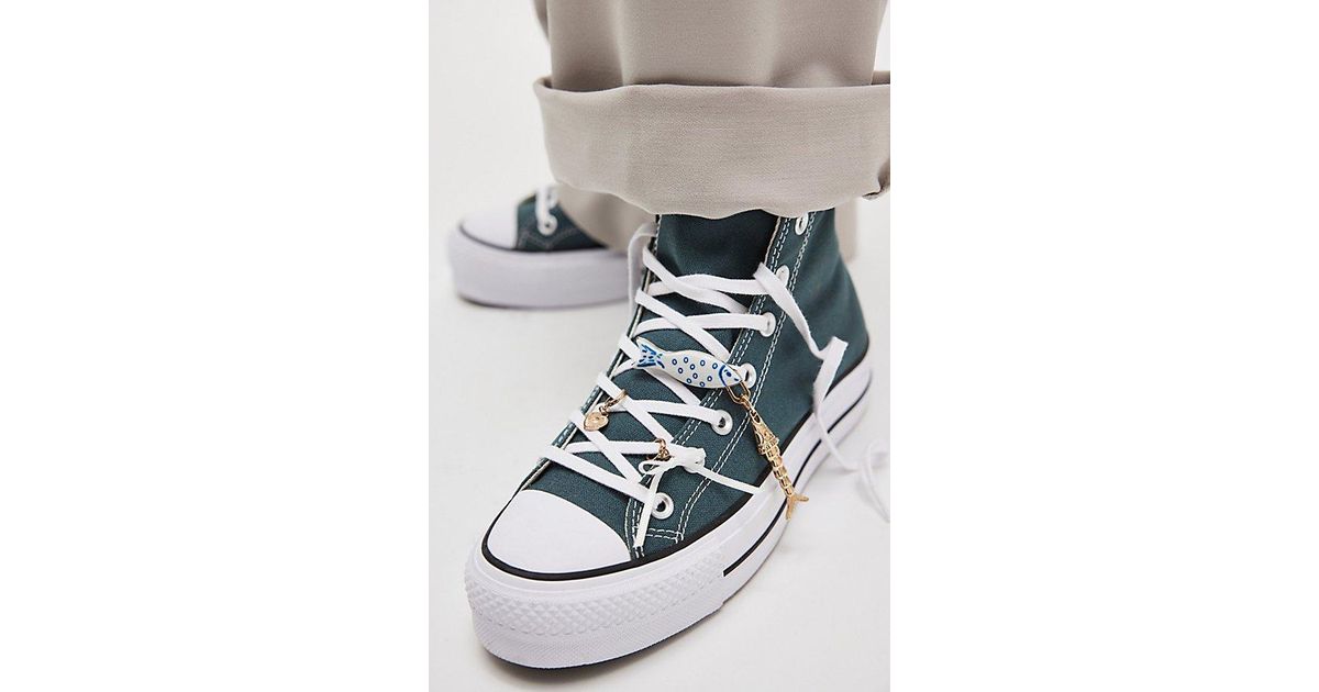 Converse Chuck Taylor All Star Lift Hi-Top Sneaker in Gray | Lyst