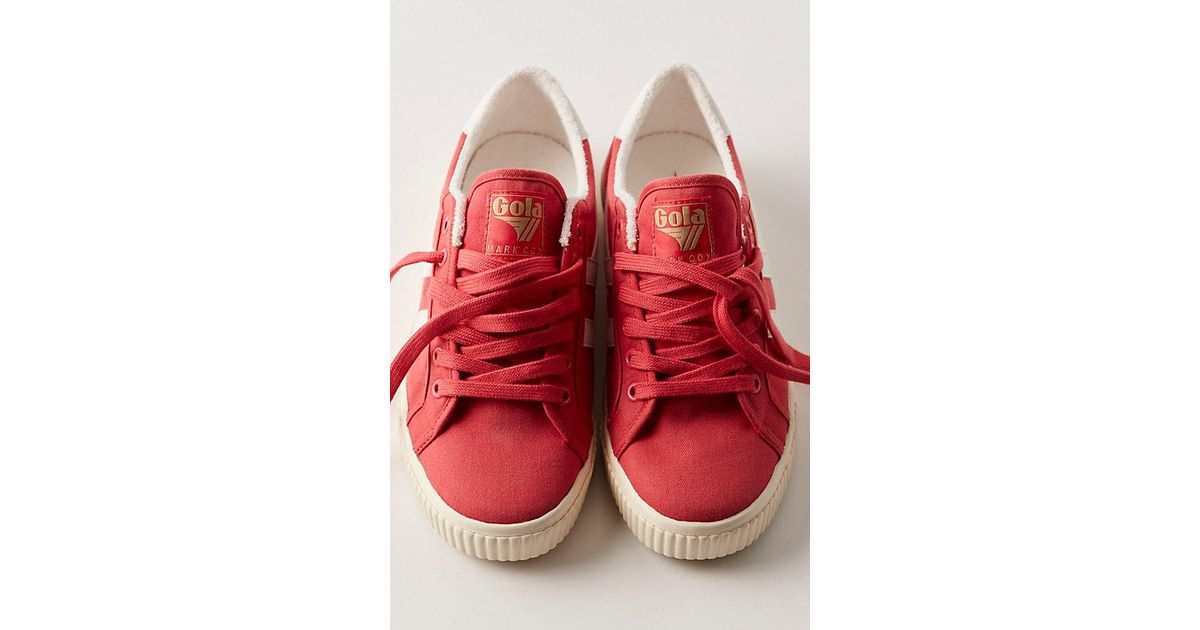 Gola Tennis Mark Cox Sneakers in Red | Lyst