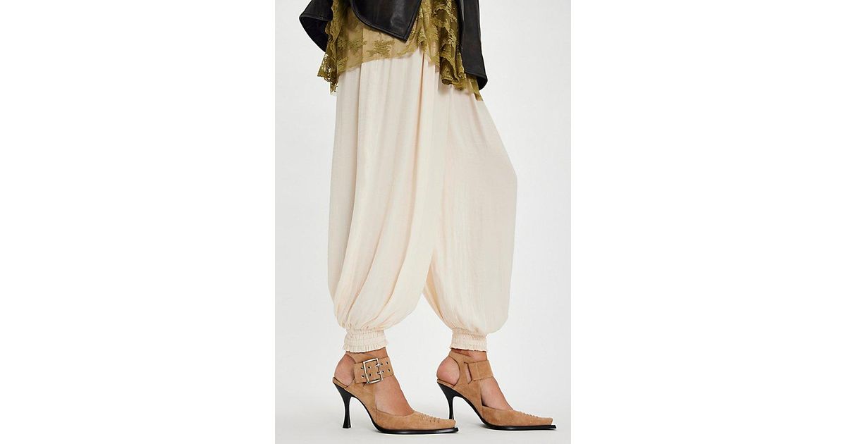 Jeffrey Campbell Presley Pointed Heels By in Natural | Lyst