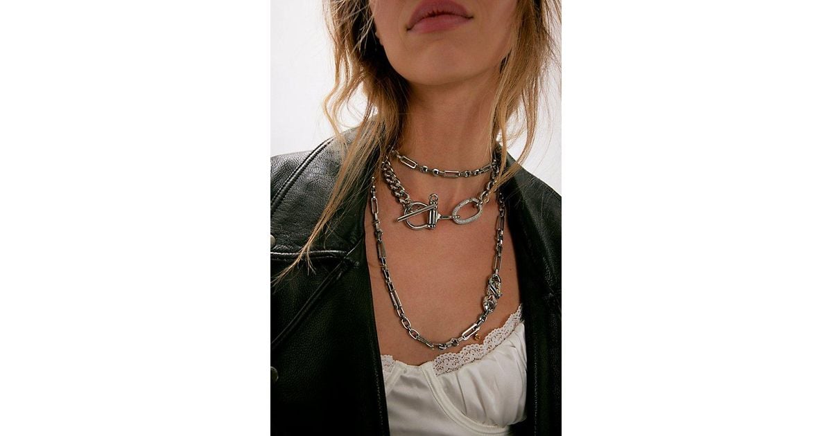 Atelier CG Aries & Kenzo Necklace Set in Grey | Lyst UK