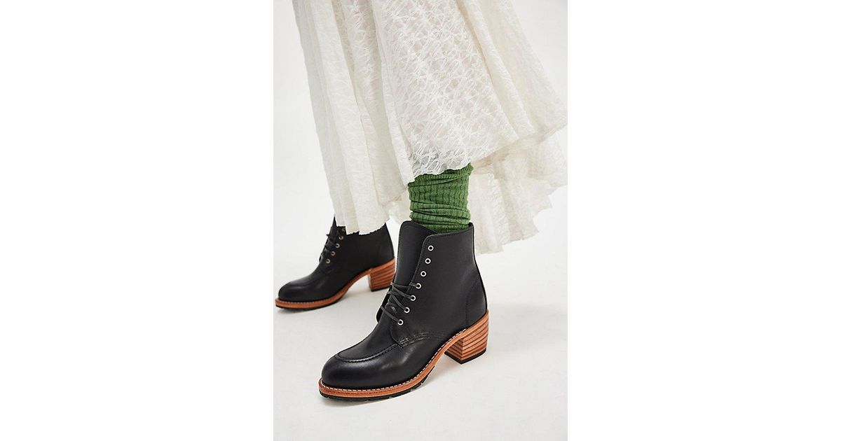 Red Wing Wing Clara Boots in Black | Lyst