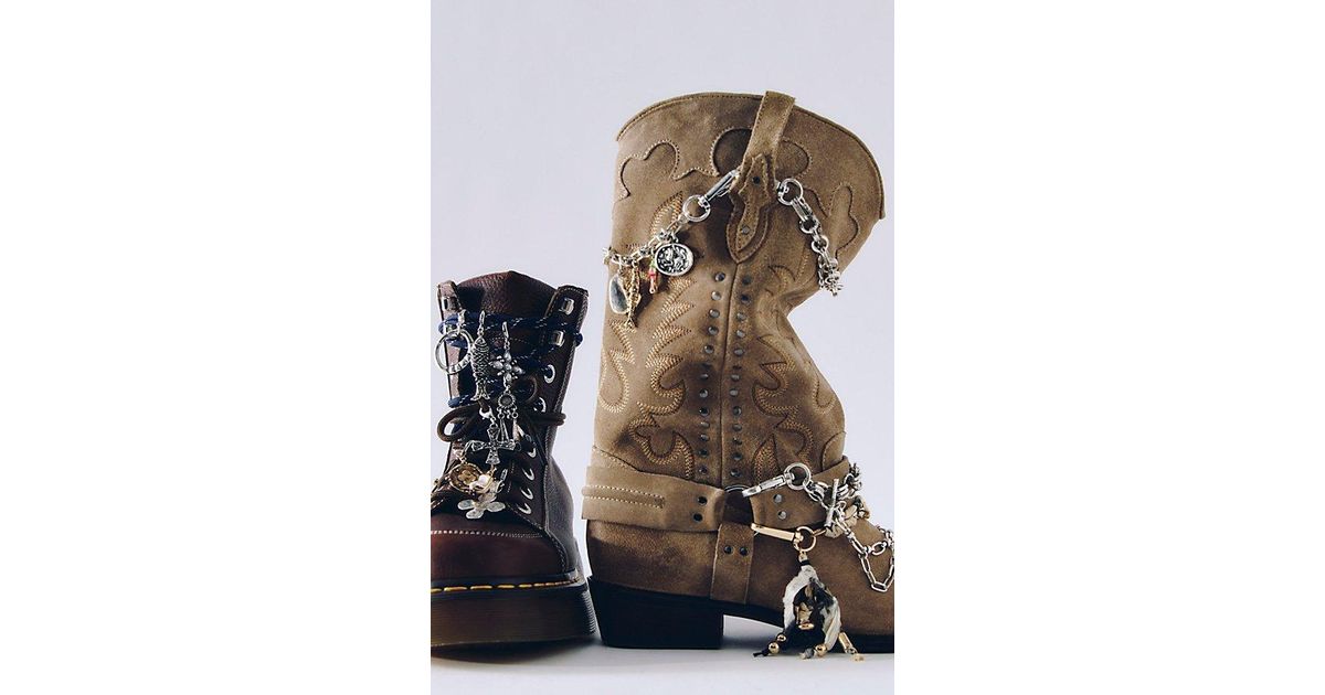Free People Charmed Boot Swag in Brown | Lyst