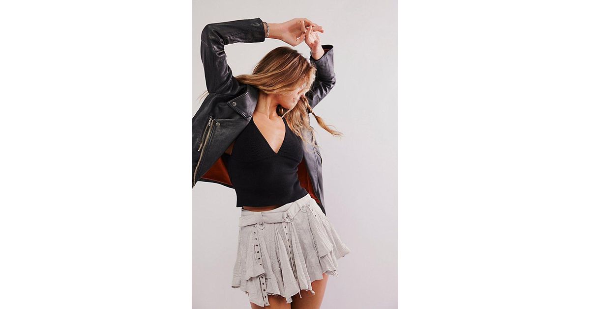 Free People Rue Mini Skirt | Lyst