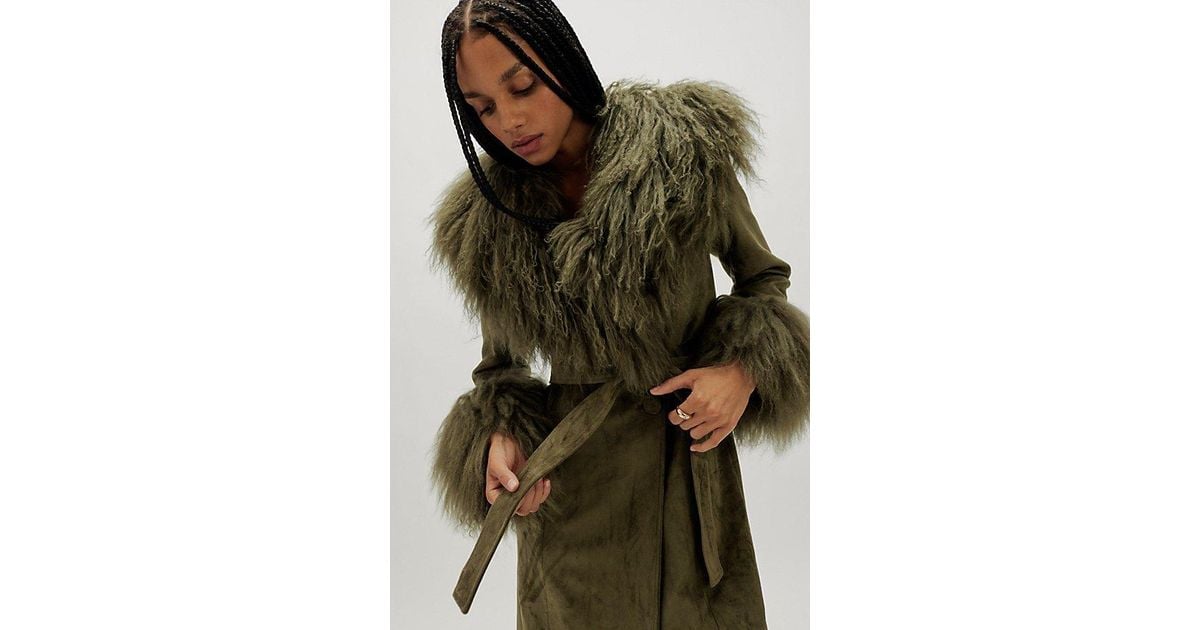 Charlotte Simone Penny Coat Jacket in Green | Lyst UK