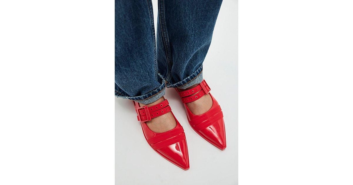 Melissa Ladylike Jelly Flats in Blue | Lyst